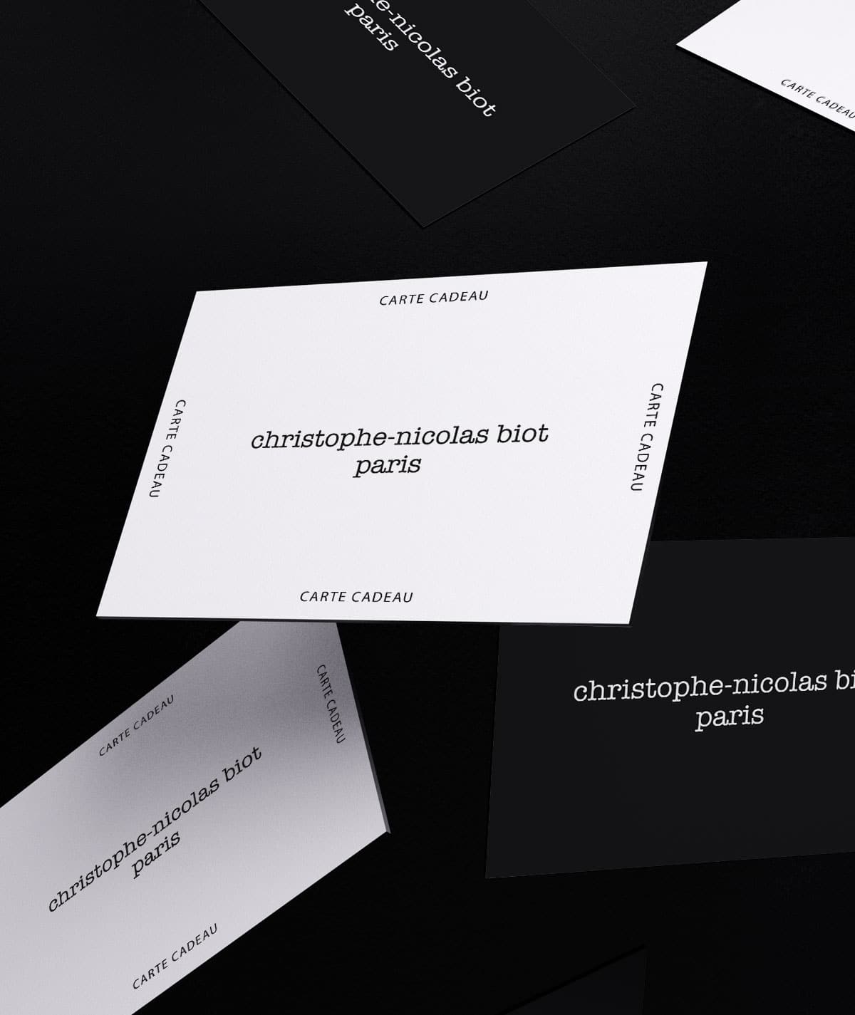 Carte cadeau - Christophe Nicolas Biot Paris